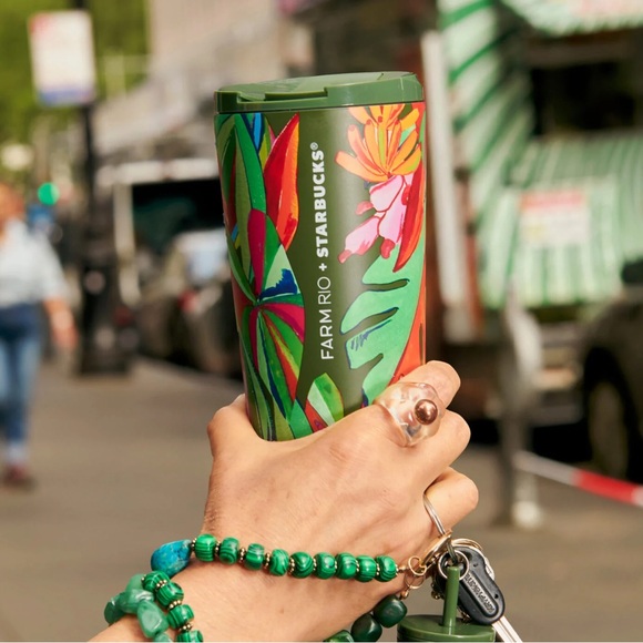 FARM Rio | Kitchen | Nwt Farm Rio X Starbucks Tumbler Cold Cup Limited ...